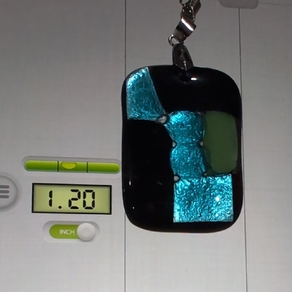 Jewelry | Murano Venerian Black And Blue Glass Pendant | Poshmark